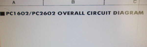 YAMAHA PC1602 PC2602 PRO SERIES STEREO POWER AMP SCHEMATIC DIAGRAM 1 P ...