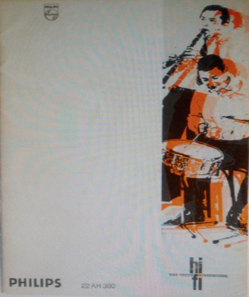 PHILIPS 22AH380 STEREO POWER AMP INSTRUCTION MANUAL 3 PAGES ENG NL ...